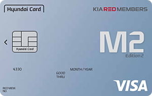 현대카드 현대카드M2 RED MEMBERS Edition2 - 업종별 0.5~2%, 100만원 이상 이용 시 1.5배 M포인트 ...